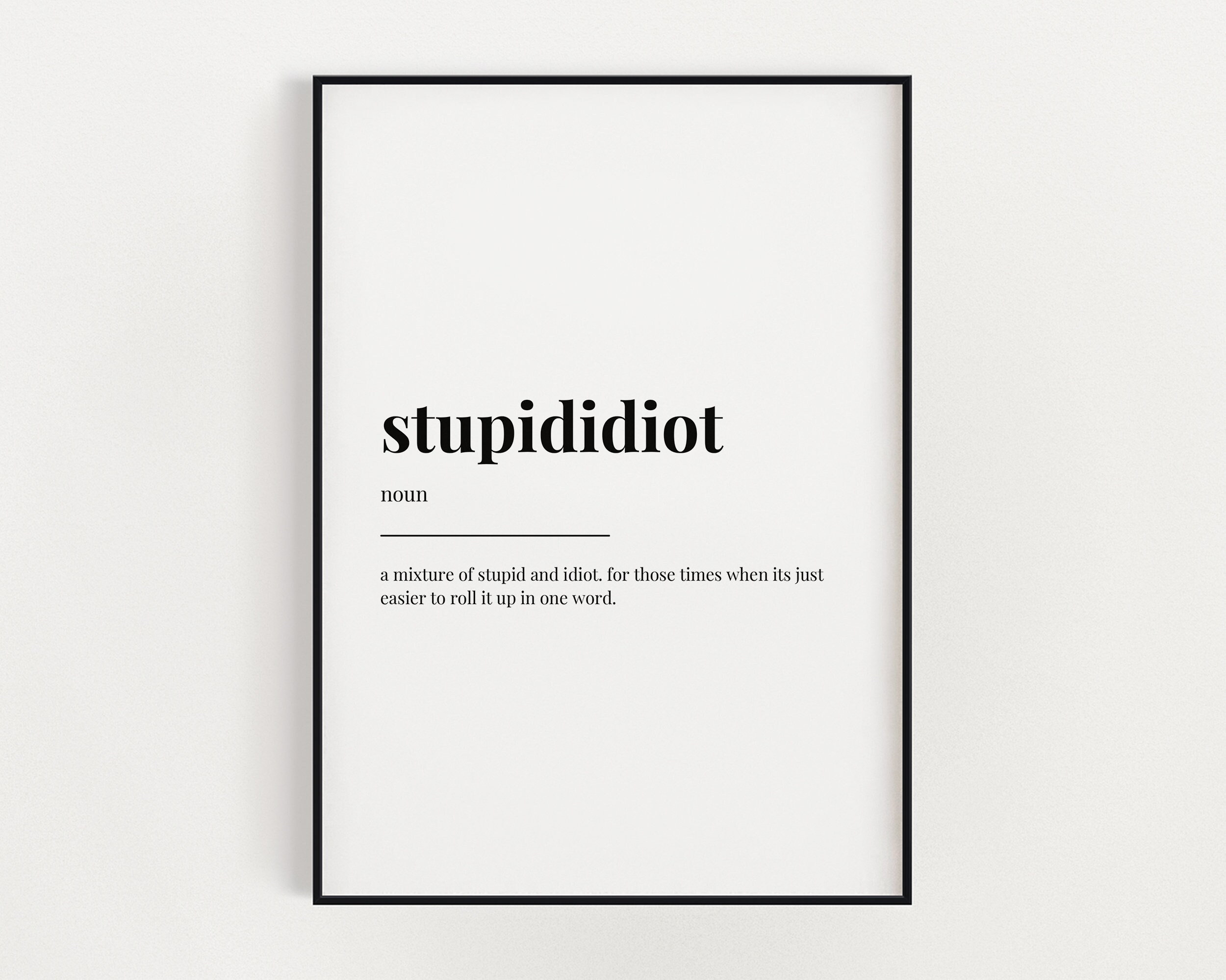 Idiot Word
