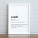 COACH DEFINITION PRINT | Digital Download | Printable Wall Art ...