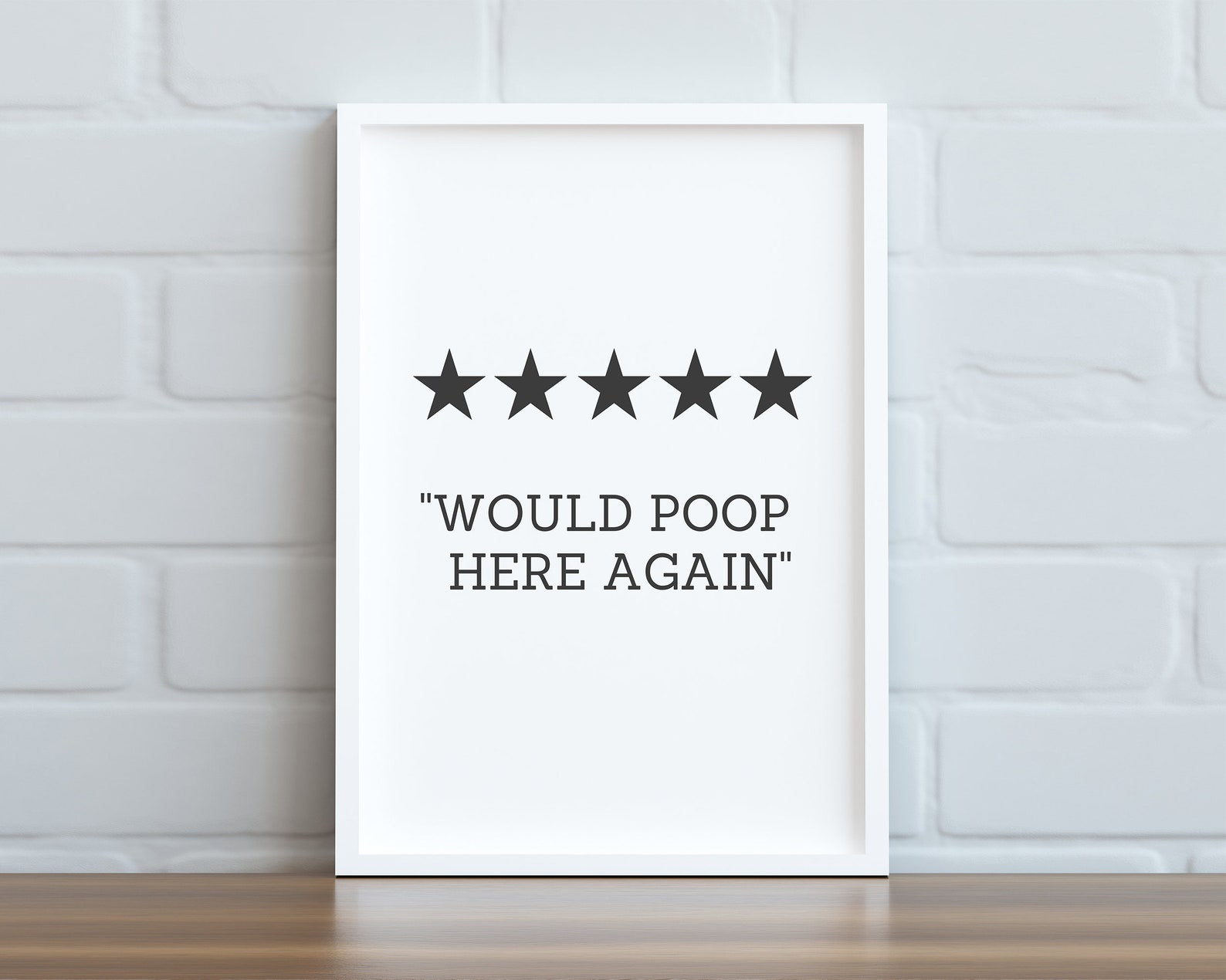 BATHROOM WALL ART Wood Poop Here Again Print Printable Art - Etsy UK