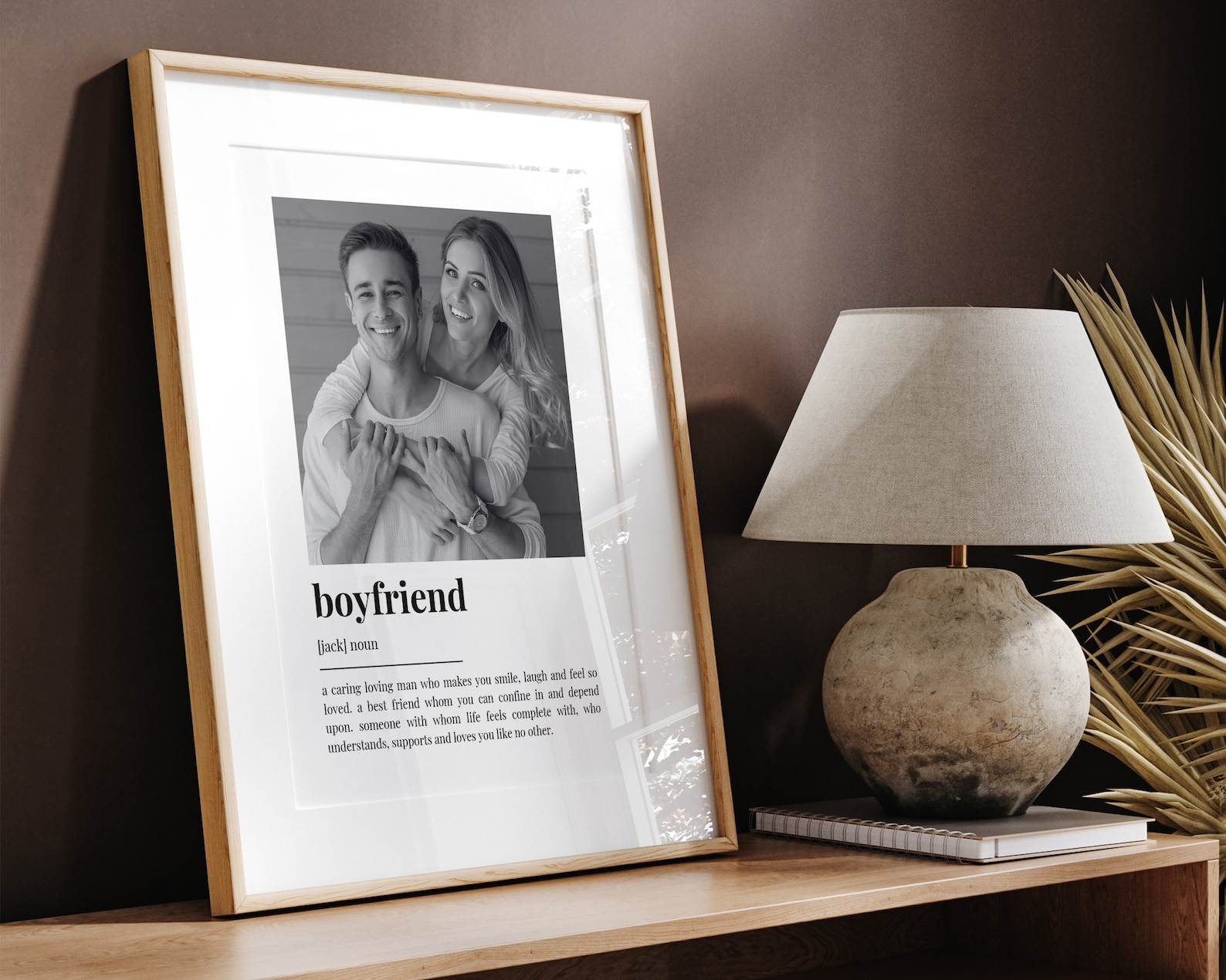 Boyfriend Definition Wall Art Print - Boyfriend Quote Print Wall Art ...