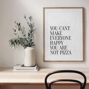 Kitchen Wall Art, Instant Download, You Cant Make Everyone Happy ...