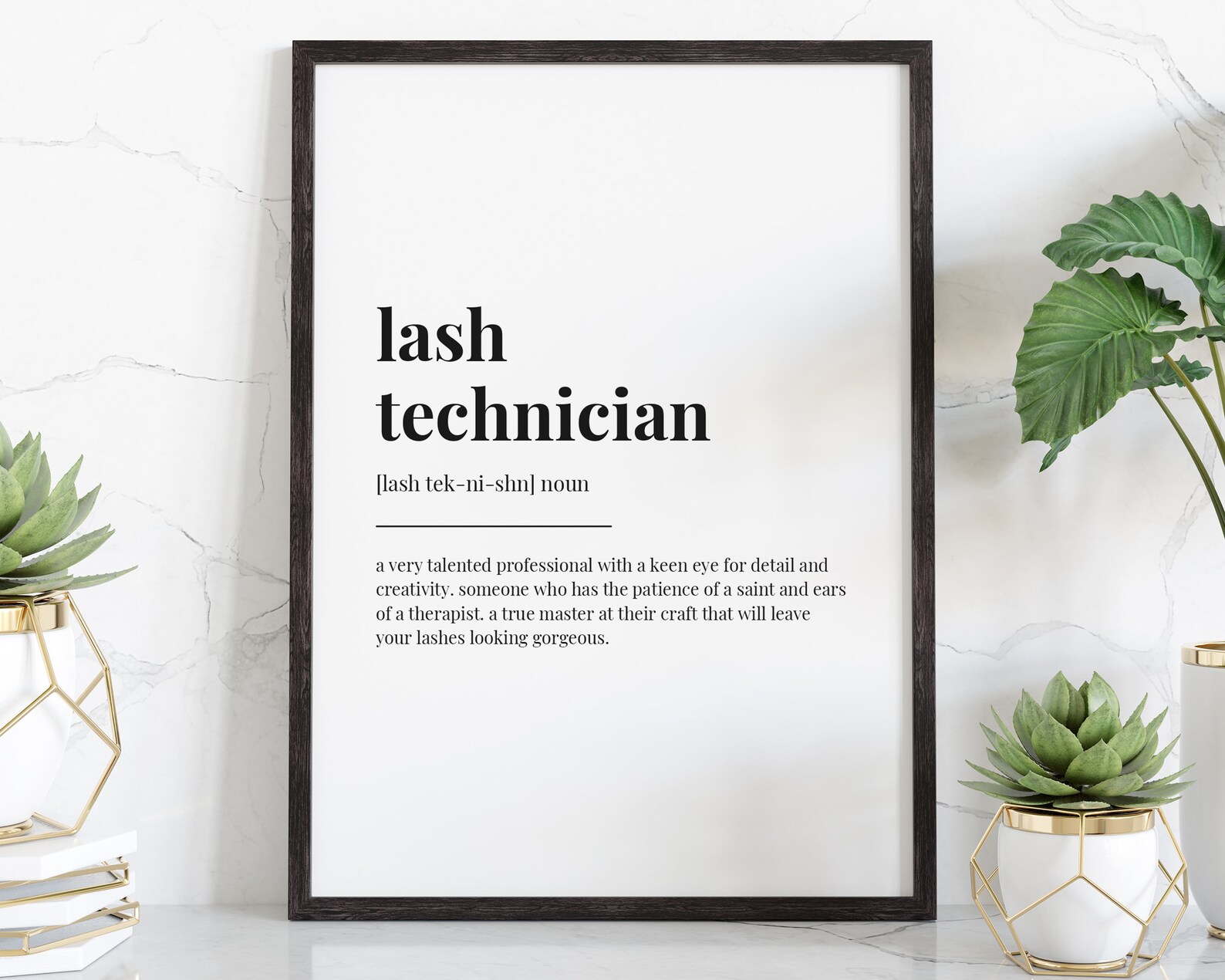 LASH TECHNICIAN MEANING Print | Printable Wall Art | Gift for Lash ...