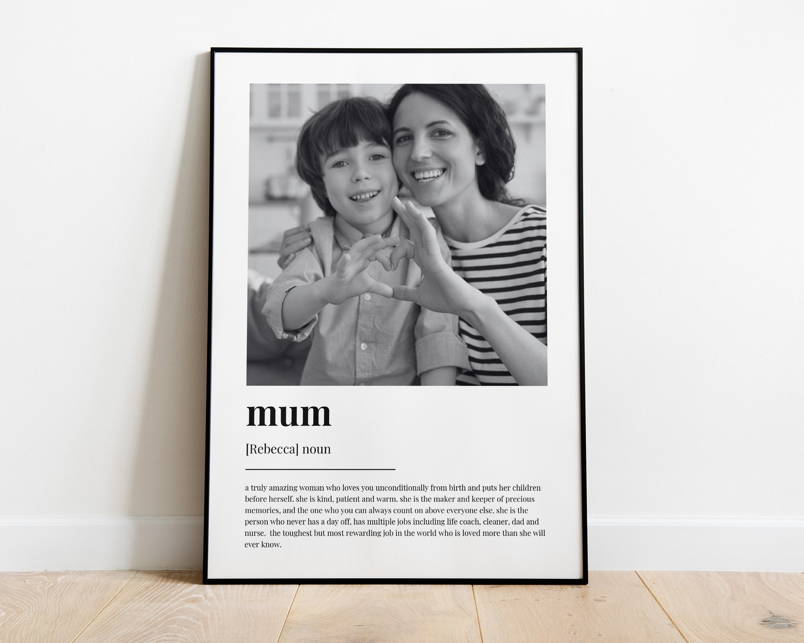 PERSONALISED MUM DEFINITION Print | Wall Art Print | Mum Gift | Mum ...