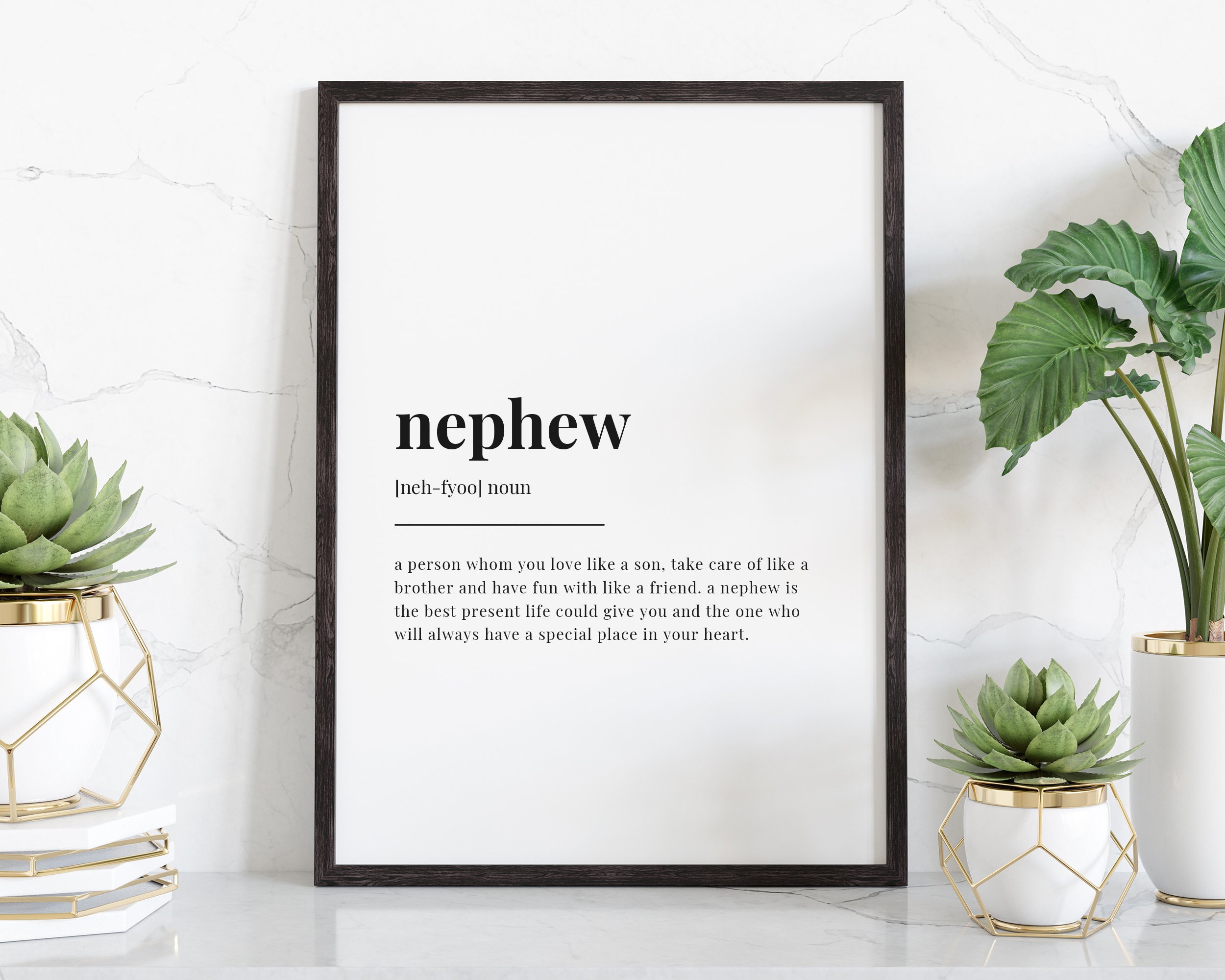 Instant Download Printable Wall Art Nephew Definition - Etsy