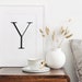 Letter Y Typography Wall Art | Letter Y Wall Art Print | Home Decor ...