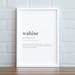 WAHINE DEFINITION MEANING Digital Download Printable Wall - Etsy