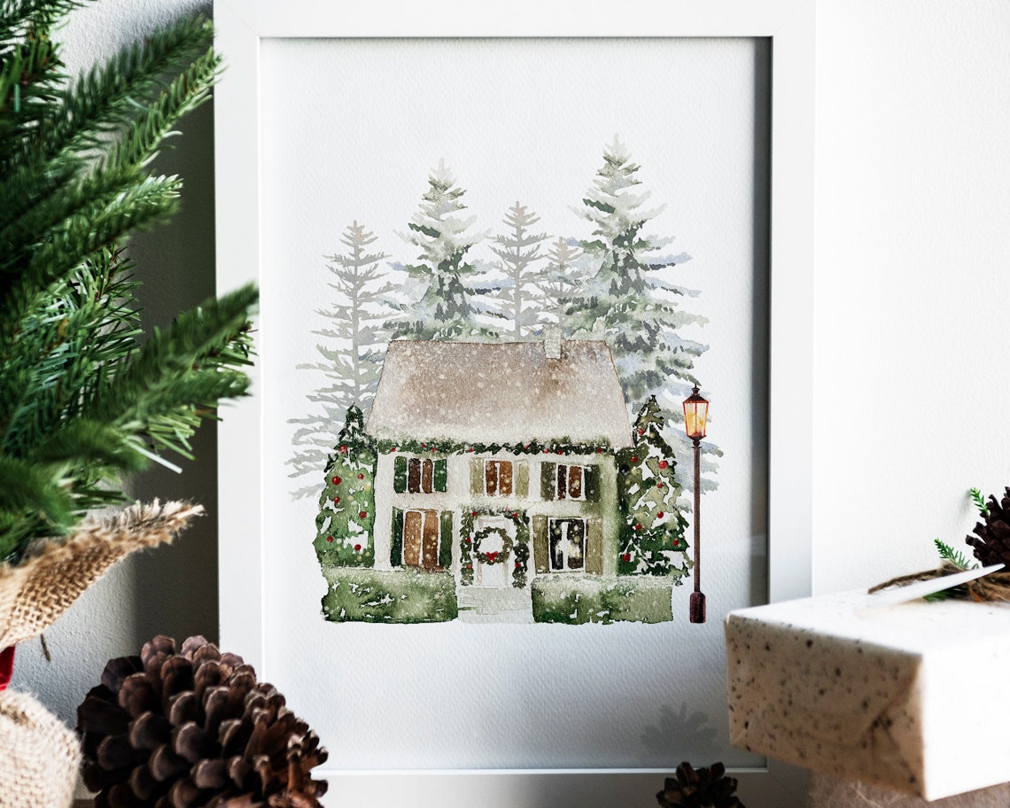 CHRISTMAS PRINT | Christmas Wall Art | Festive Print | Xmas Decor ...