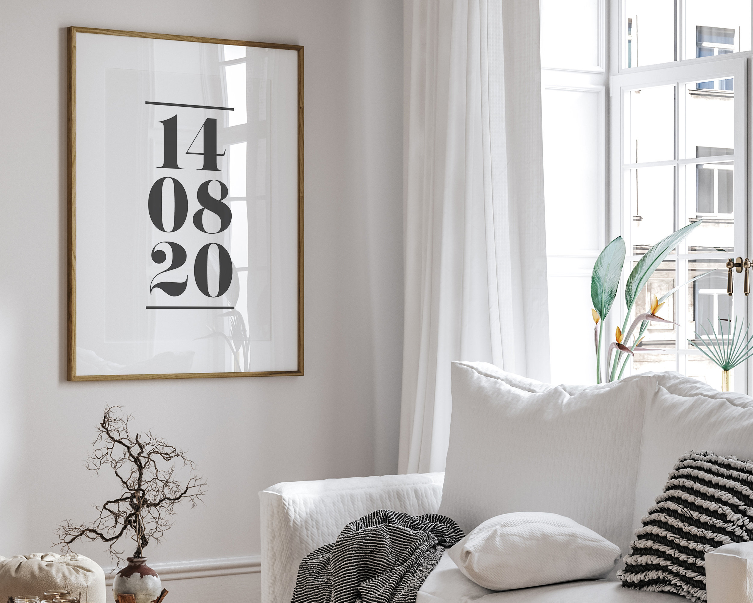 Custom Date Print | Special Date | Personalised Date Print | Wedding ...