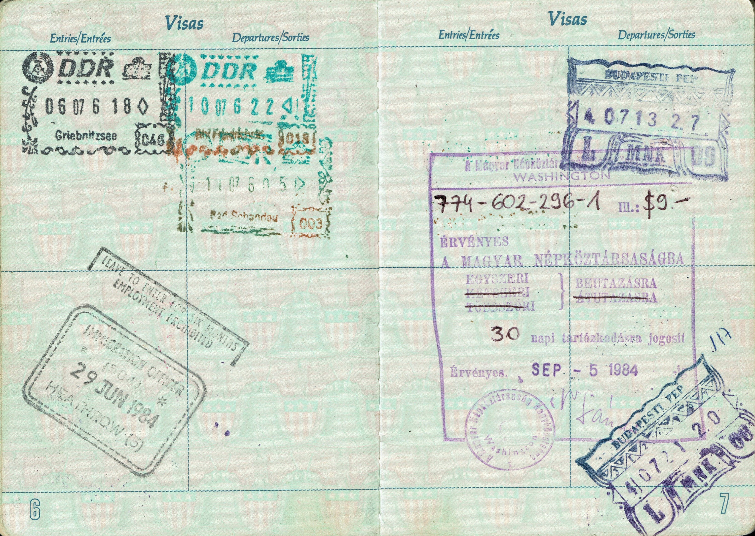 DIGITAL Passport Stamp Set 50 Passport Pages in 25 .JPG - Etsy