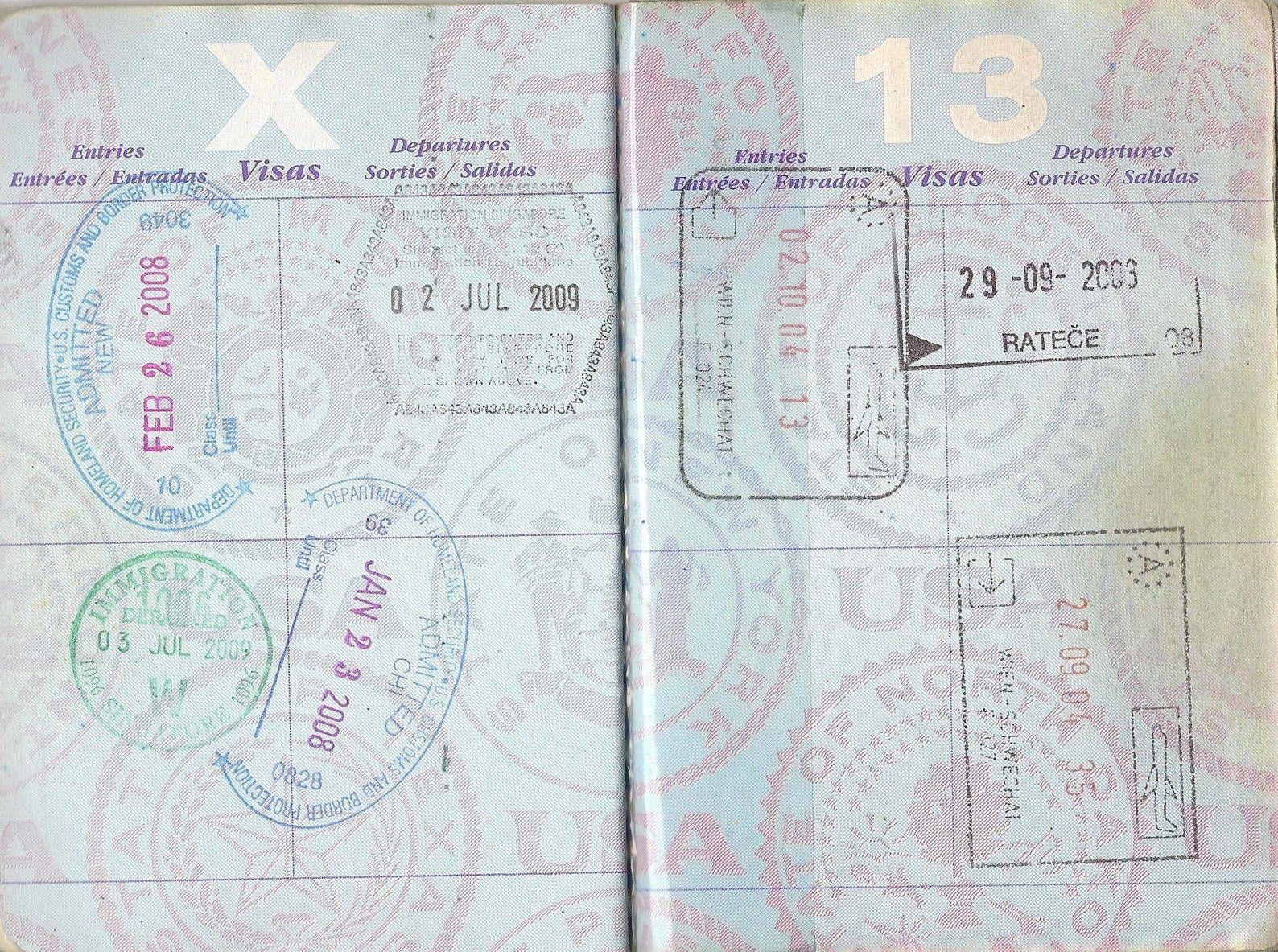 Passport Pagesdigital Images for Download 50 Pages of - Etsy