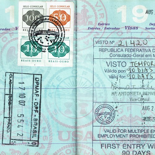 Brazilian Passport Stamp
