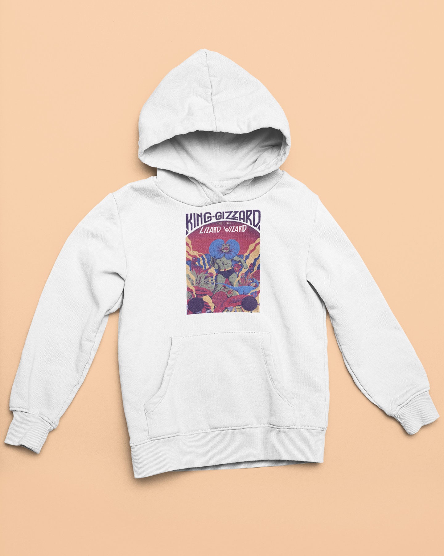 King Gizzard and the Lizard Wizard White Tee Shirt Clothing Size S-4XL ...