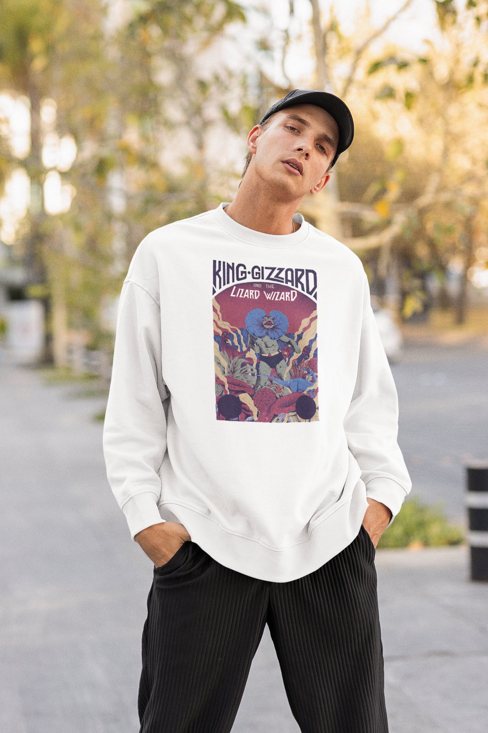 King Gizzard and the Lizard Wizard White Tee Shirt Clothing Size S-4XL ...