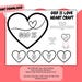God is Love Printable Heart Kid's Craft, God is Love Craft, Printable ...