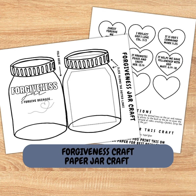 Kids Forgiveness Crafts - Etsy