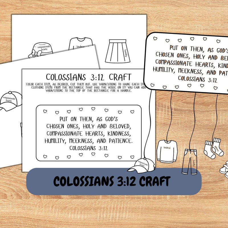 Colossians 3: 12 - Etsy