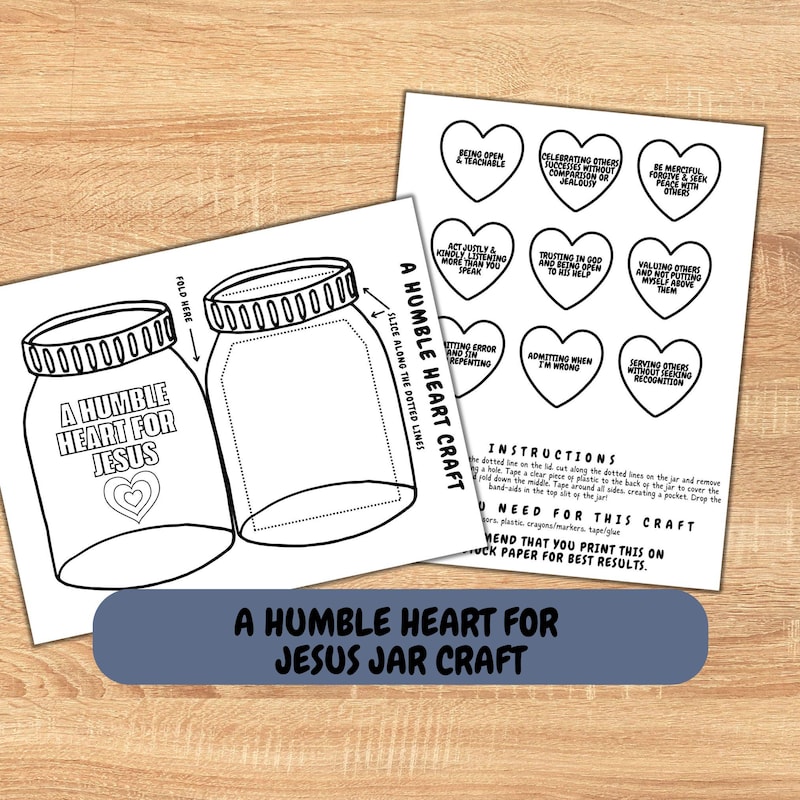 Jesus is Humble Craft - Etsy