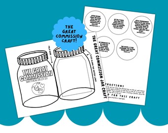 The Great Commission Coloring Wheel, Printable Bible Activity, Kids ...