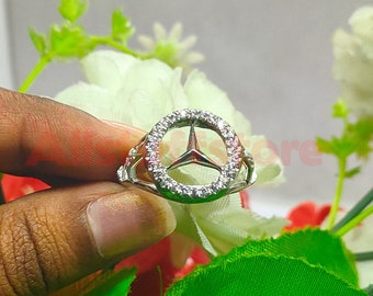 Mercedes Logo Ring - Etsy