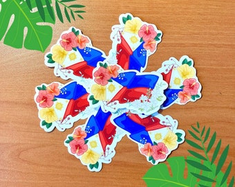 Philippine Flag Sticker - Etsy