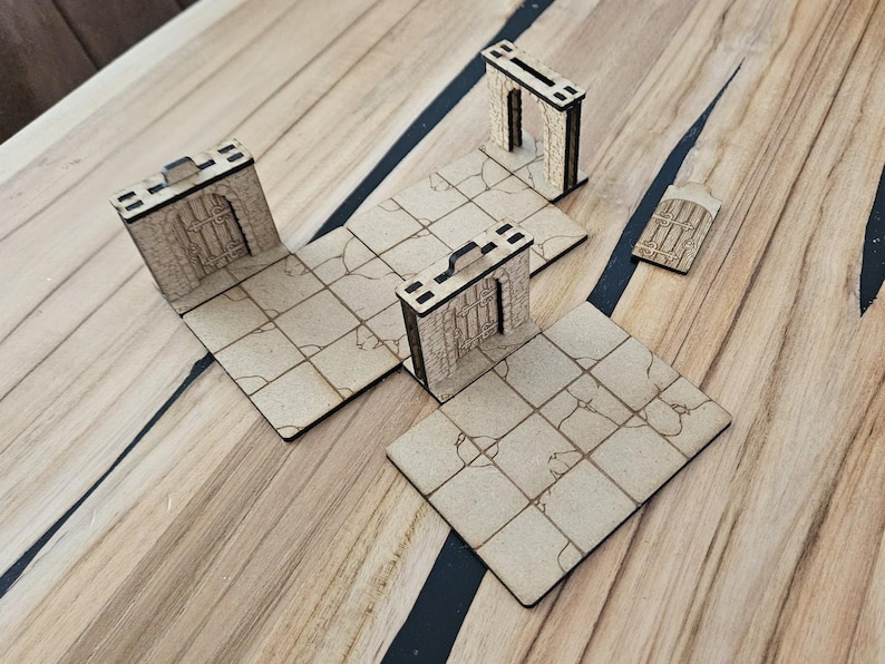 Simple MDF Dungeon Doors – Wooden Door Design (set of 5 Doors) - Etsy