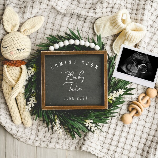 Chalkboard Birth - Etsy