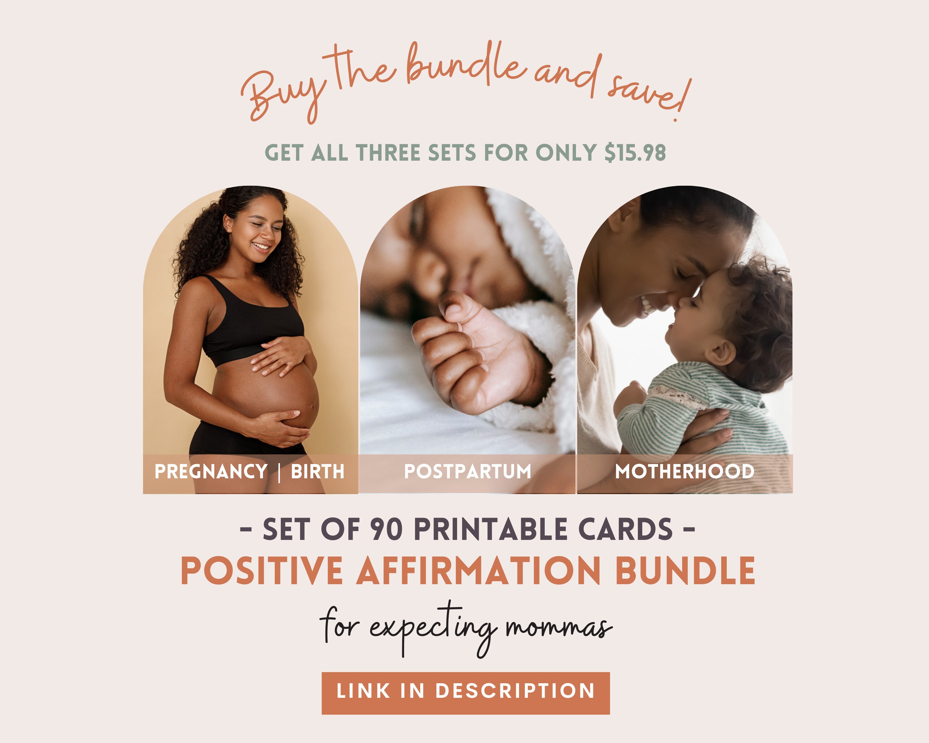 Set of 30 Motherhood Affirmation Printable Cards Digital - Etsy