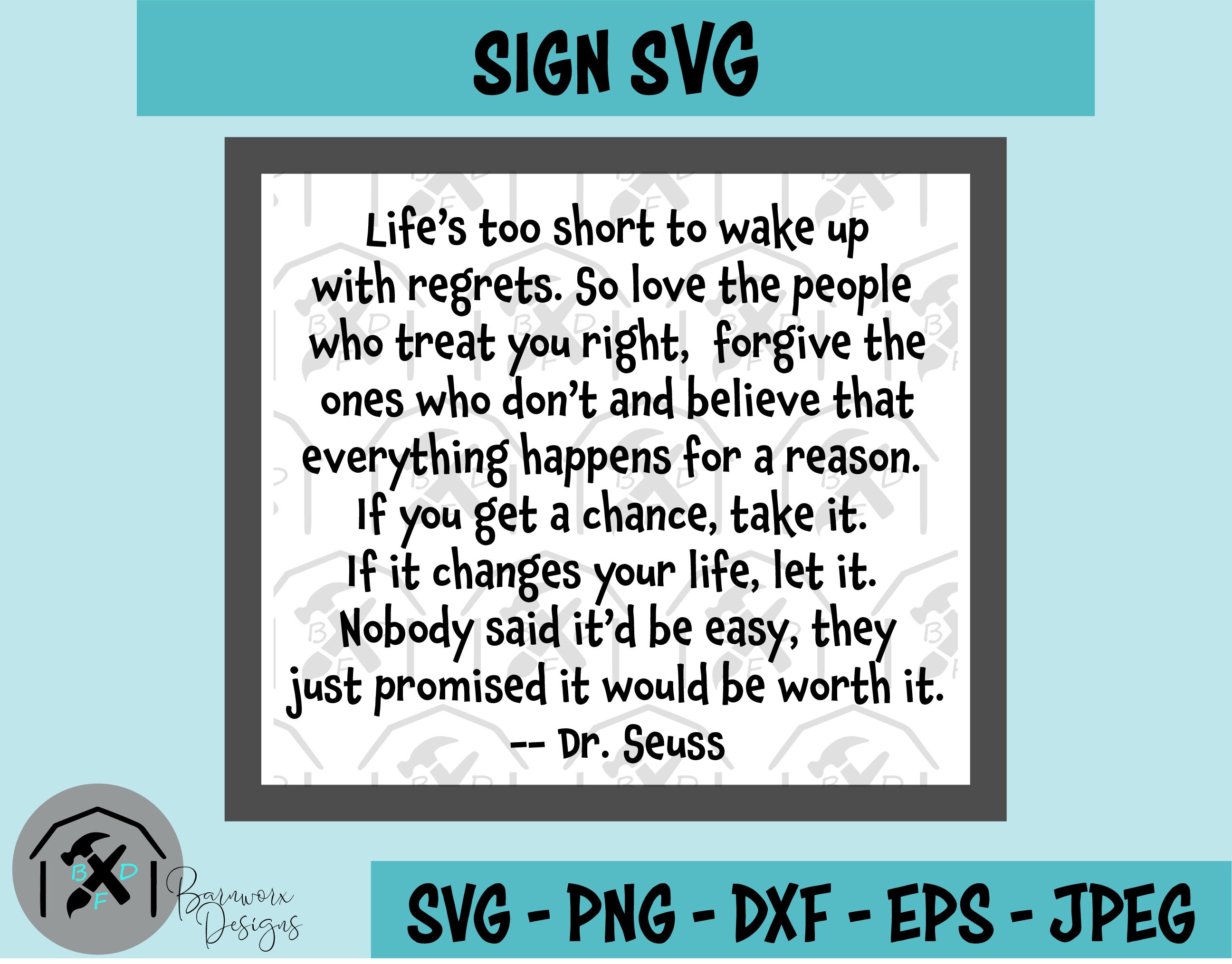 Life's Too Short SVG - Life's Too Short Sign SVG - Life's Too Short ...