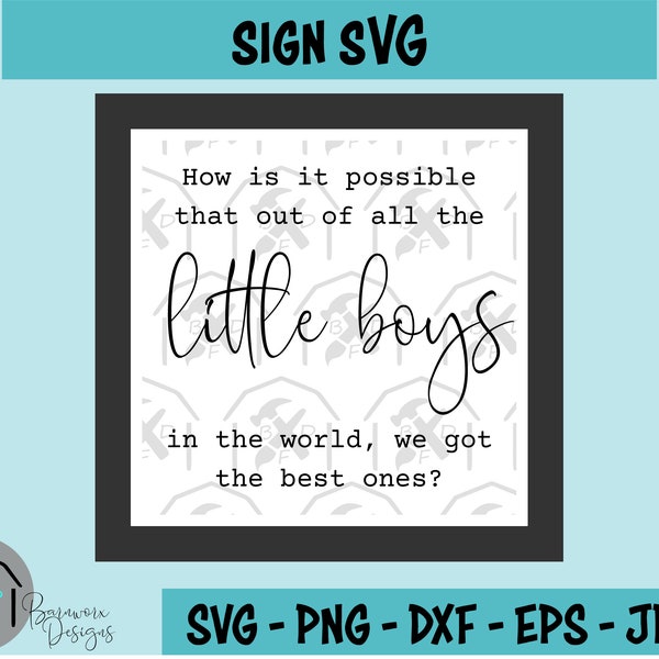Little Boys Sign - Etsy