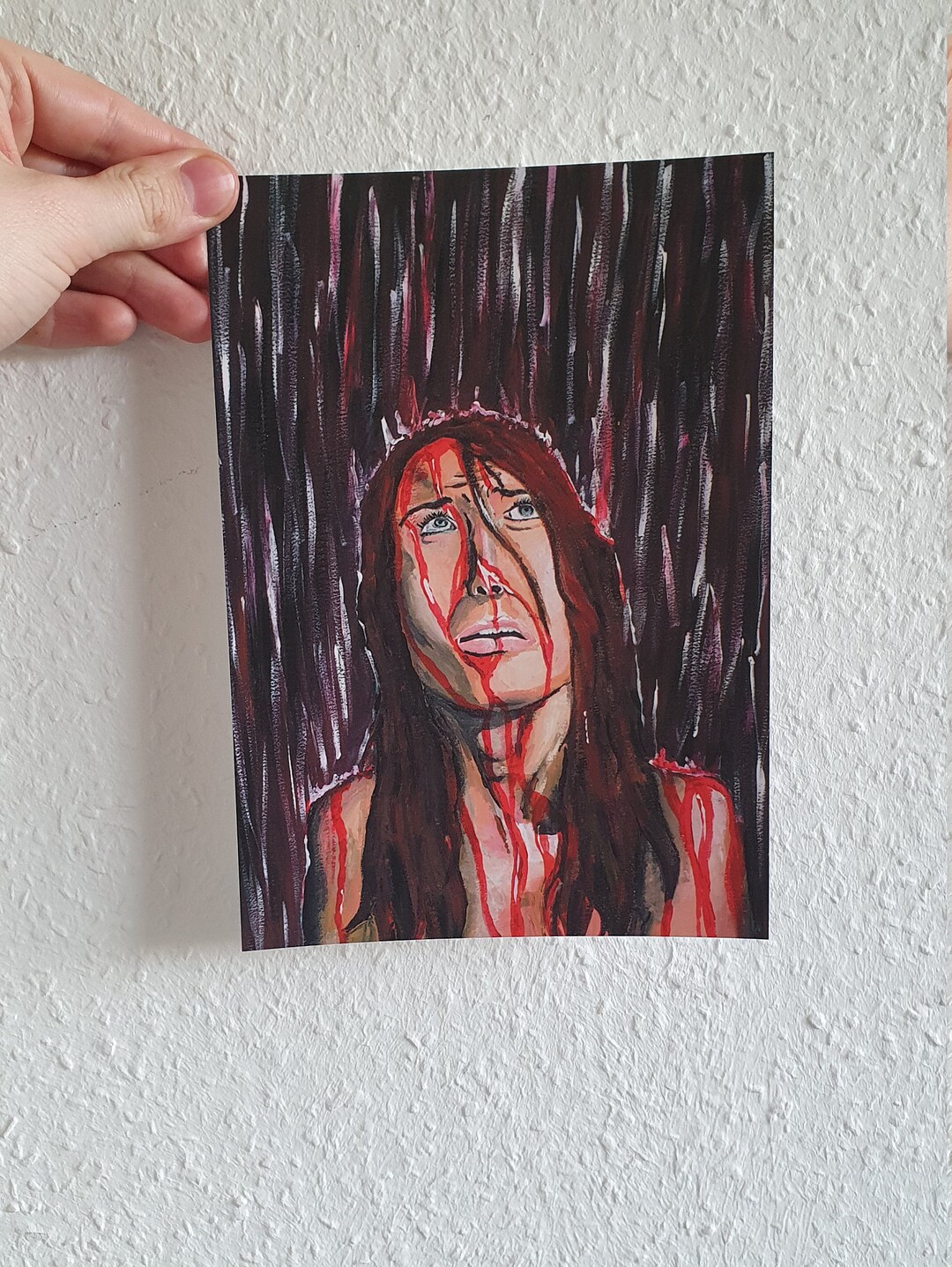 Hematophobia Art Print A5 Print - Etsy