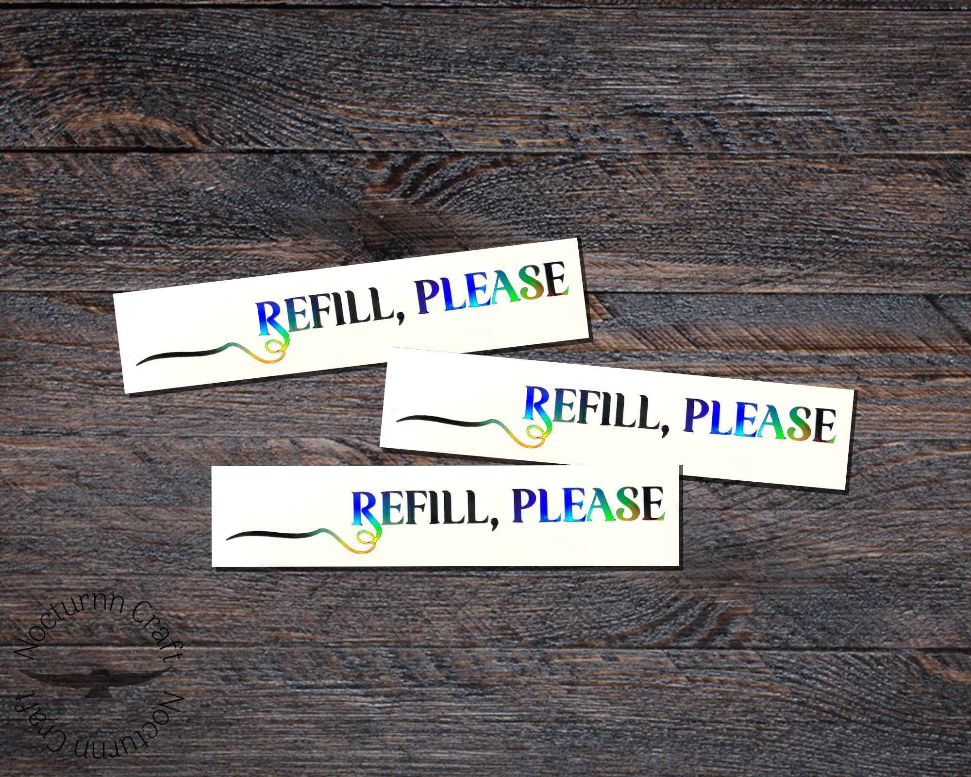 Refill Please Decal Water Bottle Decal Water Filter Sticker - Etsy