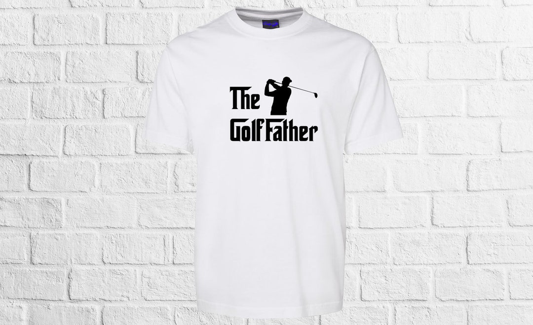The GOLFATHER GOLF FATHER Tshirt Mens Golfing Golfer T Shirt Christmas ...