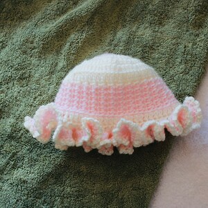 Ruffle Hat 3-9 Months Babys Very Cute Ruffle - Etsy
