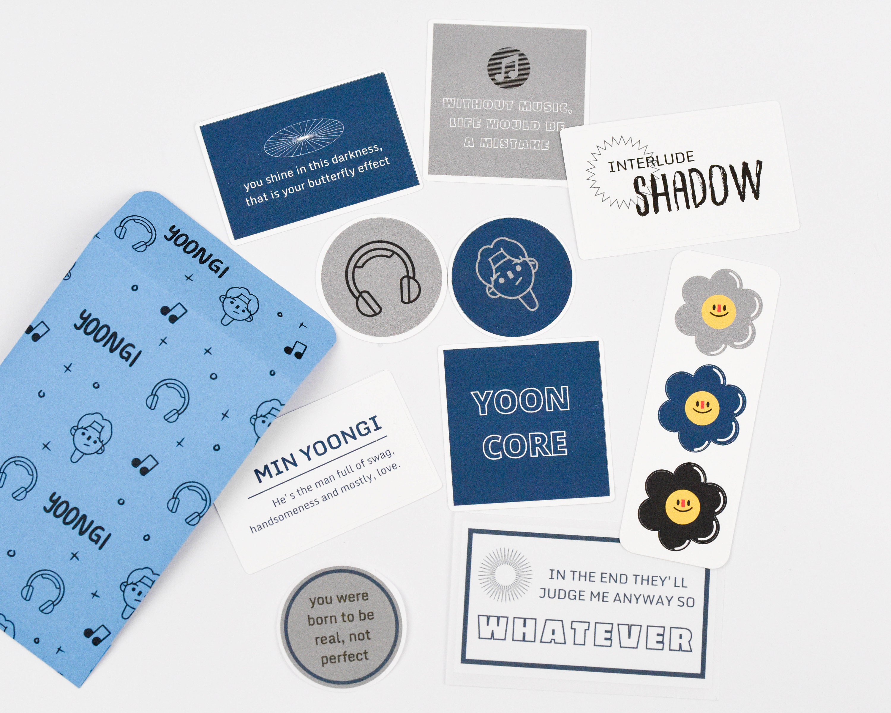 BTS Aesthetic Sticker Pack / Aufkleber / Sticker / Journal | Etsy