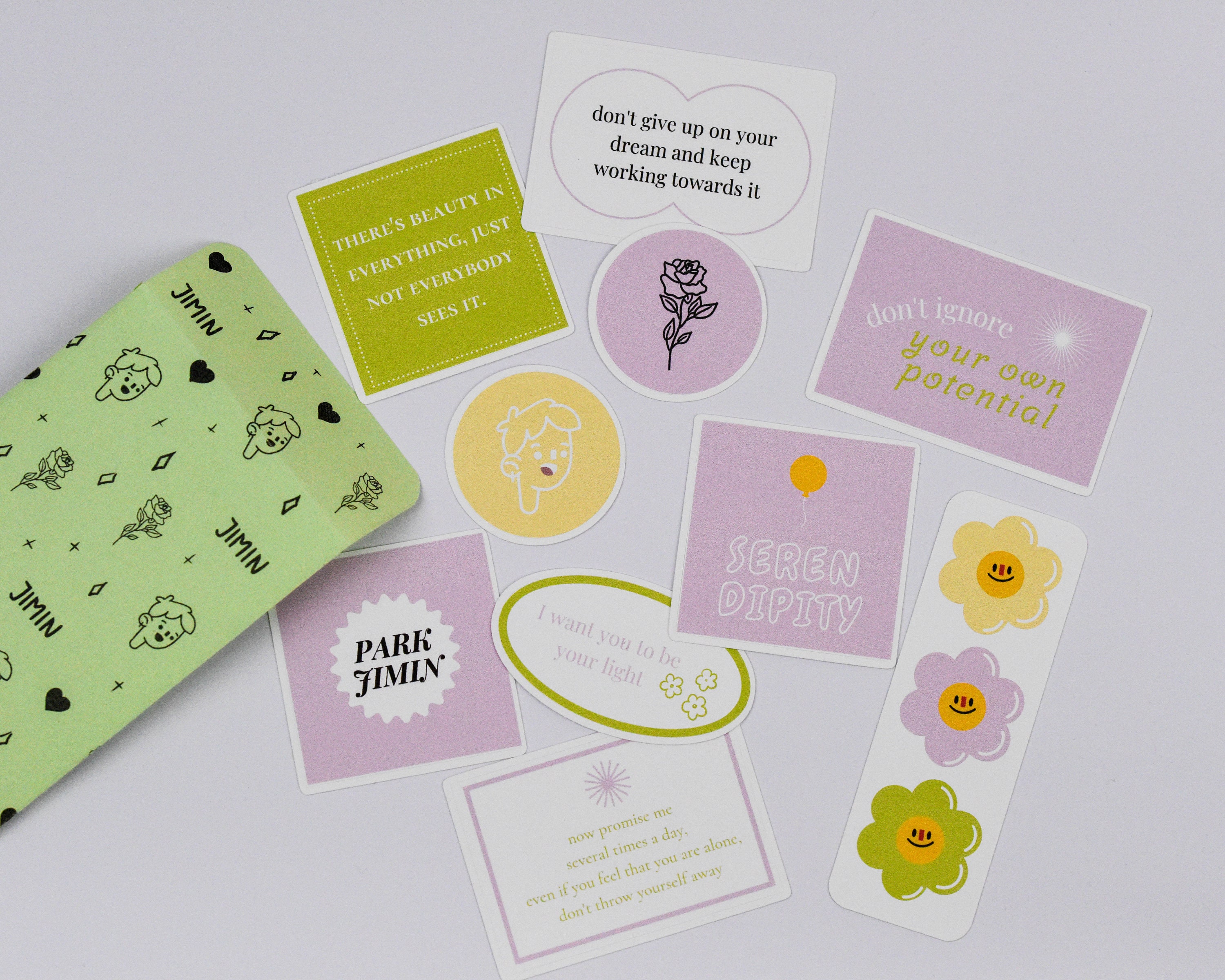 BTS Aesthetic Sticker Pack / Aufkleber / Sticker / Journal | Etsy