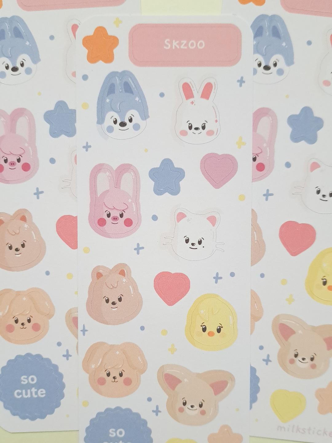 Skzoo Deco Stickers/ Skz / Skzoo / Stickers / Journal Deco / Kpop ...