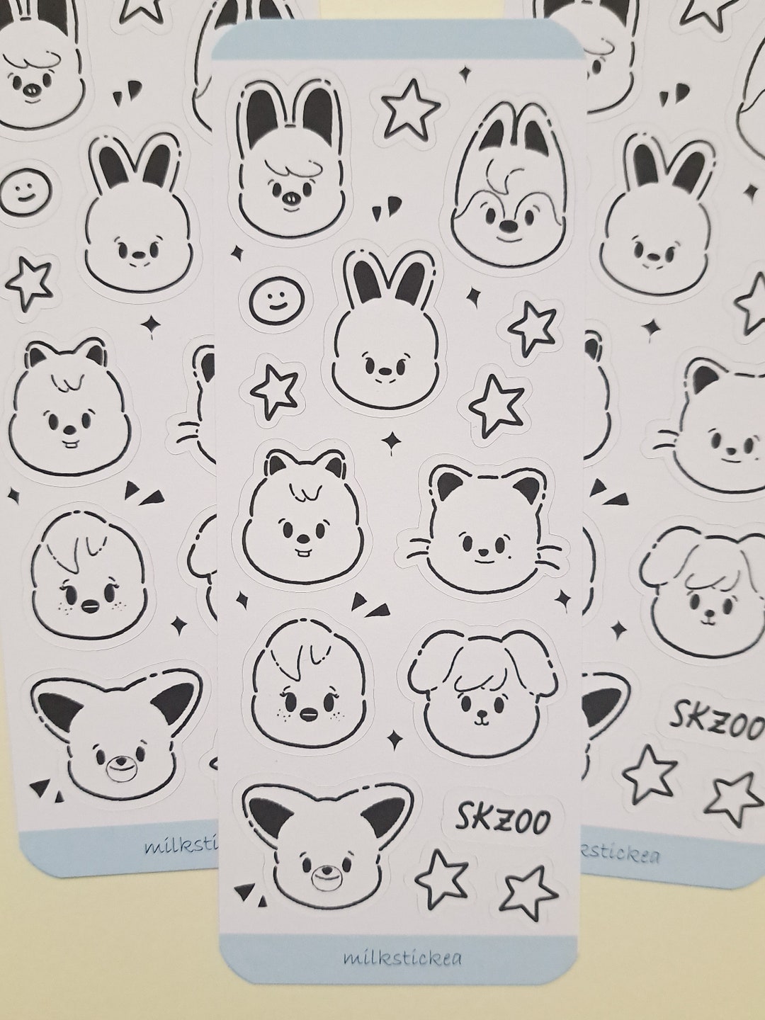 Skzoo Doodle Sticker / Skz / Skzoo / Sticker / Kawaii Sticker / Journal ...