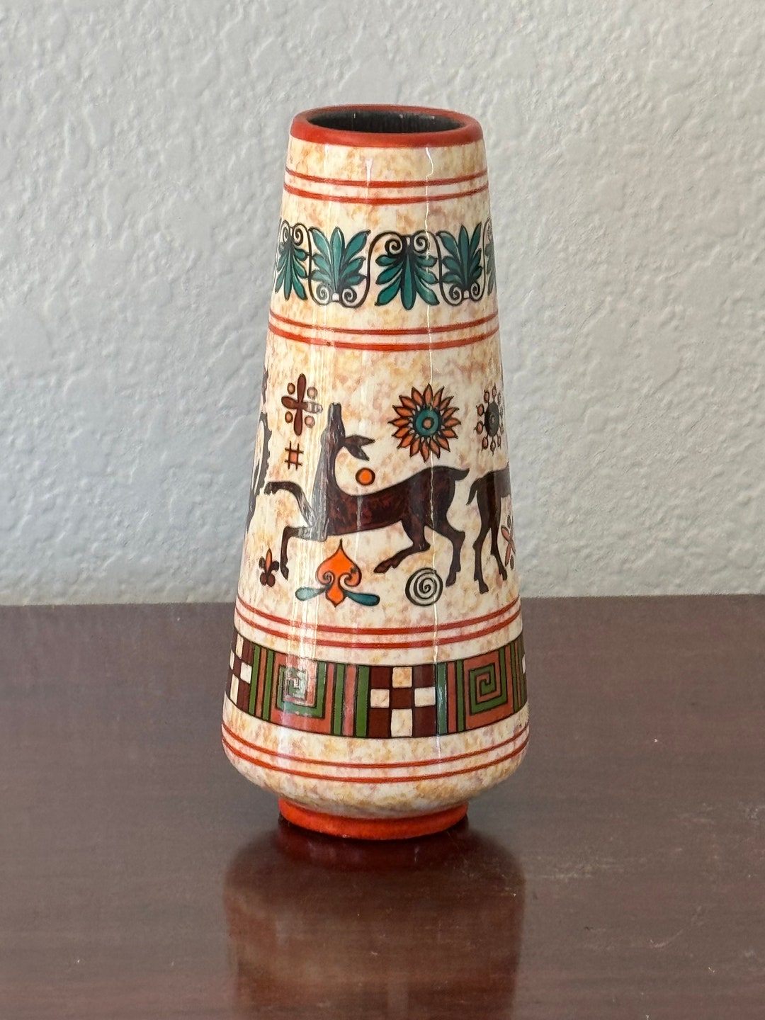 Vintage Exotic 6" Handmade by Neofitou Kerami Vase Stamped B8- Free ...
