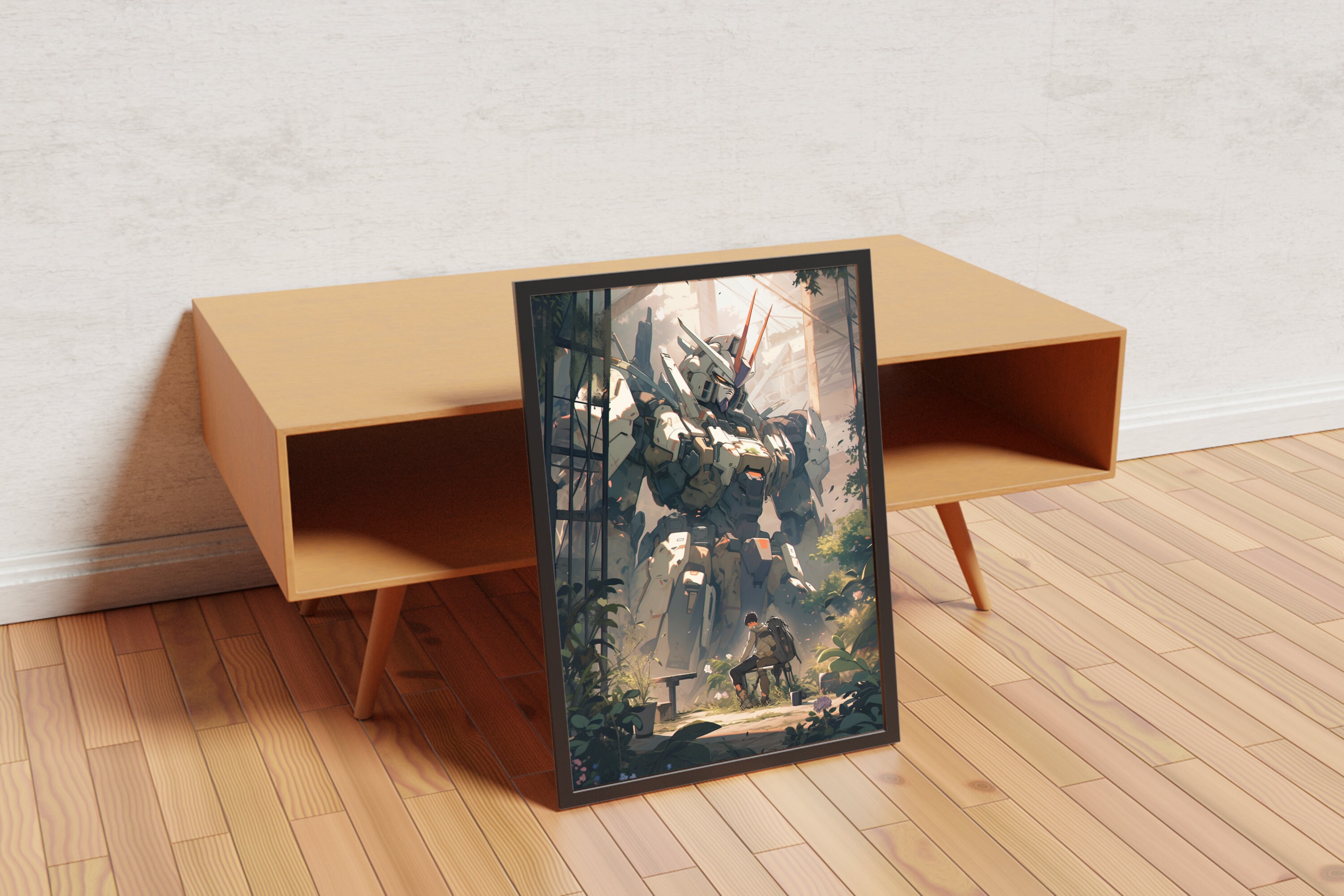 Steel Sentinel Anime Manga Art Print Sizes: 5x7 8x10 12x18 18x24 HD ...