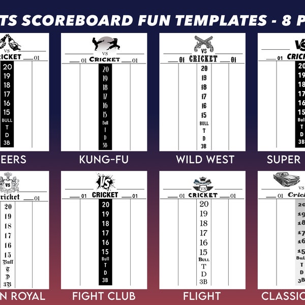 Scoreboard - Etsy