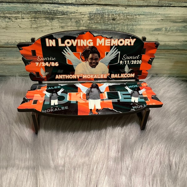 Memorial Bench - Etsy