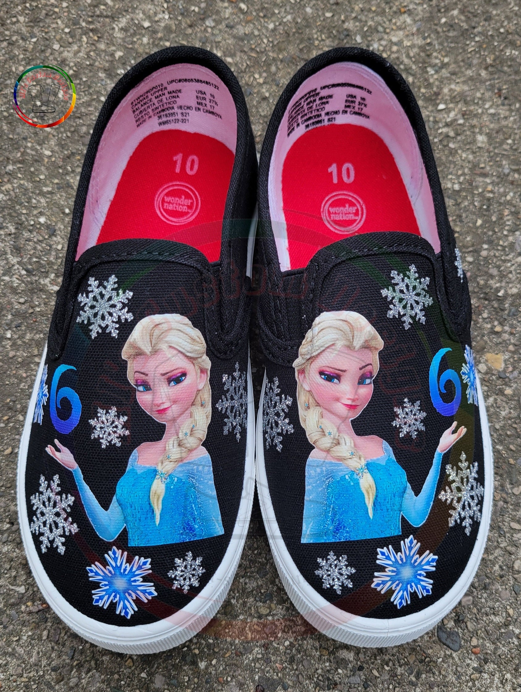 Zapatos Personalizados Para Niña Frozen/frozen Custom Shoes/zapatos ...