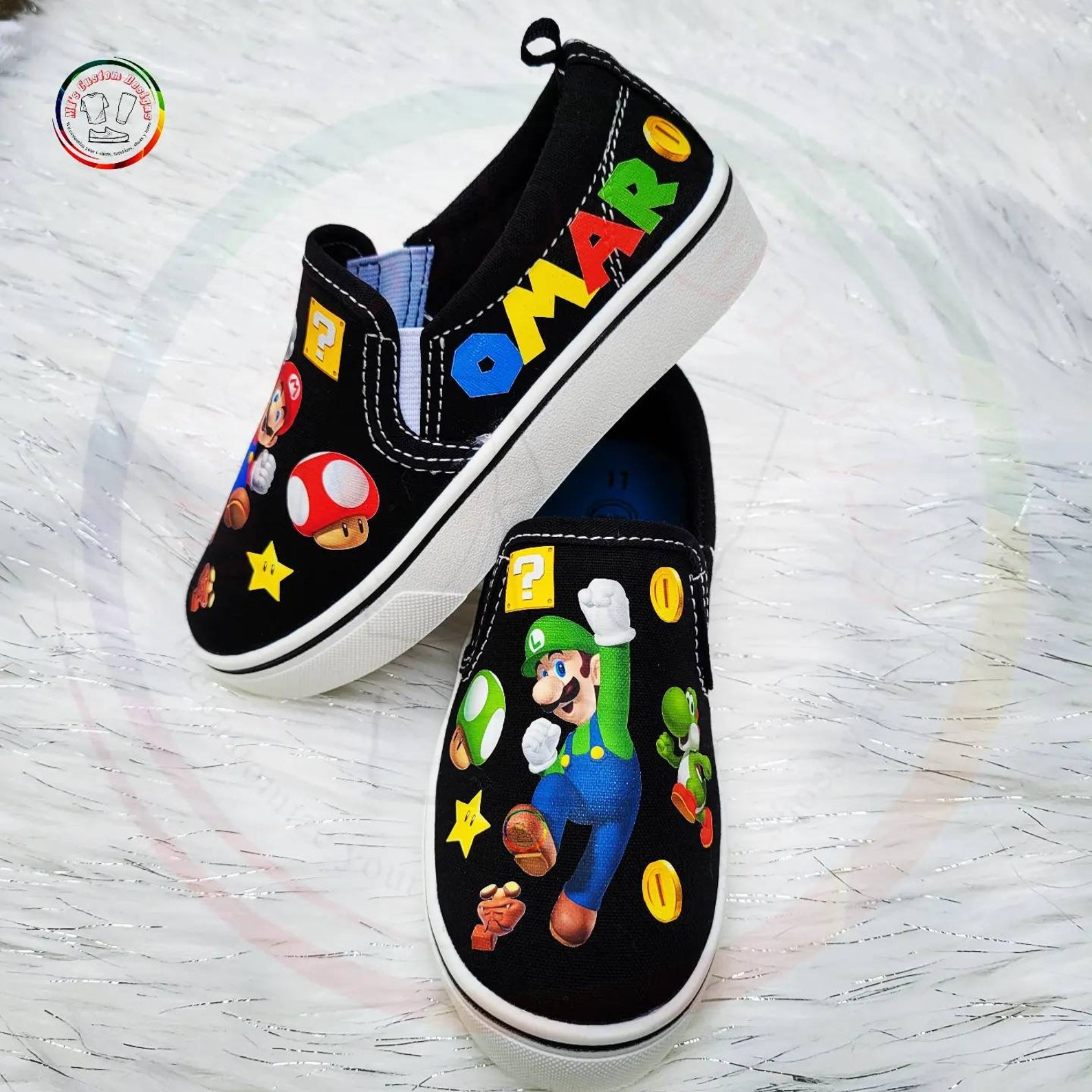 Zapatos Personalizados Inspirados En Mario Bros/zapatos/custom Shoes ...