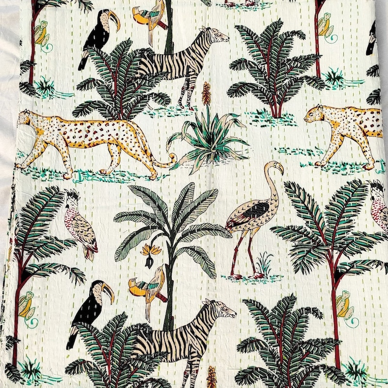 Jungle Animals Quilt - Etsy