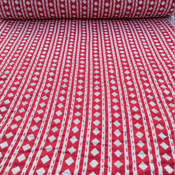 Red Quilt - Etsy