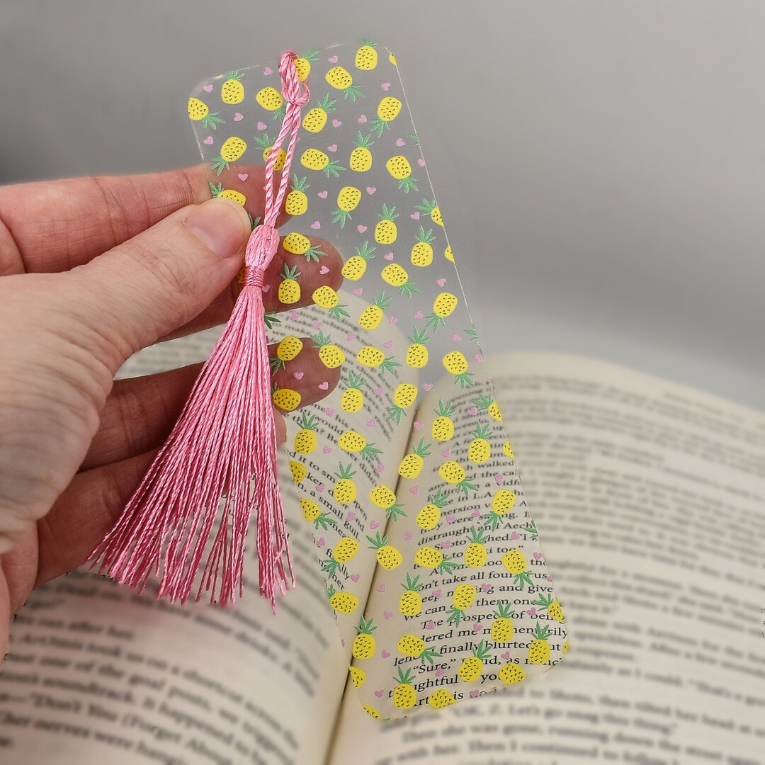 Cute Bookmark With Tassel Pineapple Used for Teacher Gifts Basket or ...
