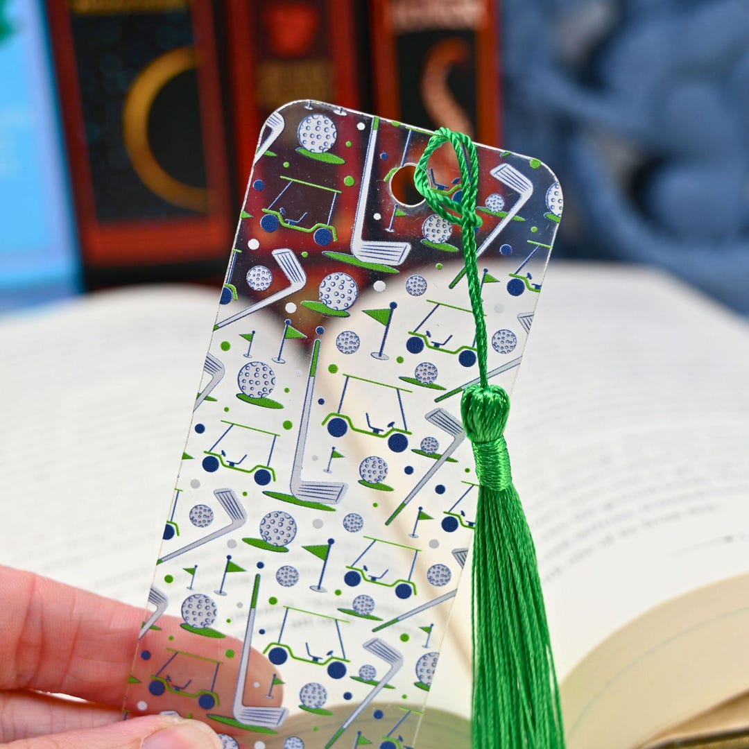 Golf Carts Golfing Bookmark for Men Party Favors or Prize Gift Basket ...