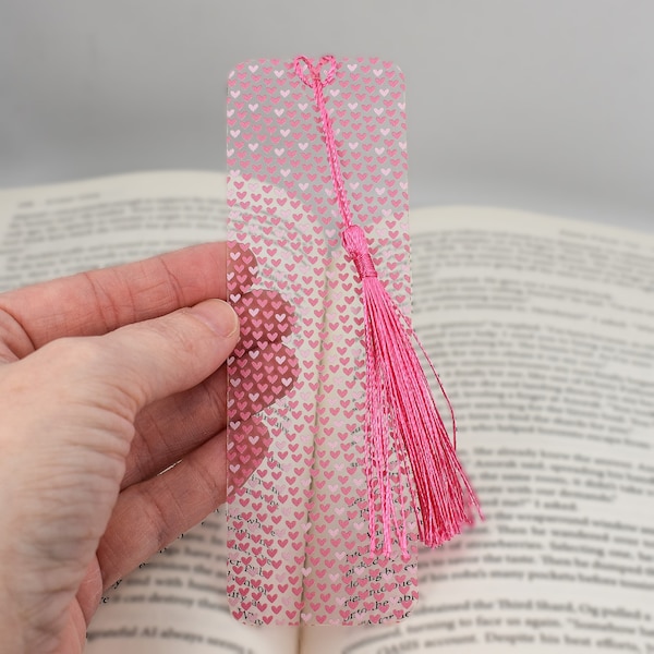 Valentine Bookmark - Etsy