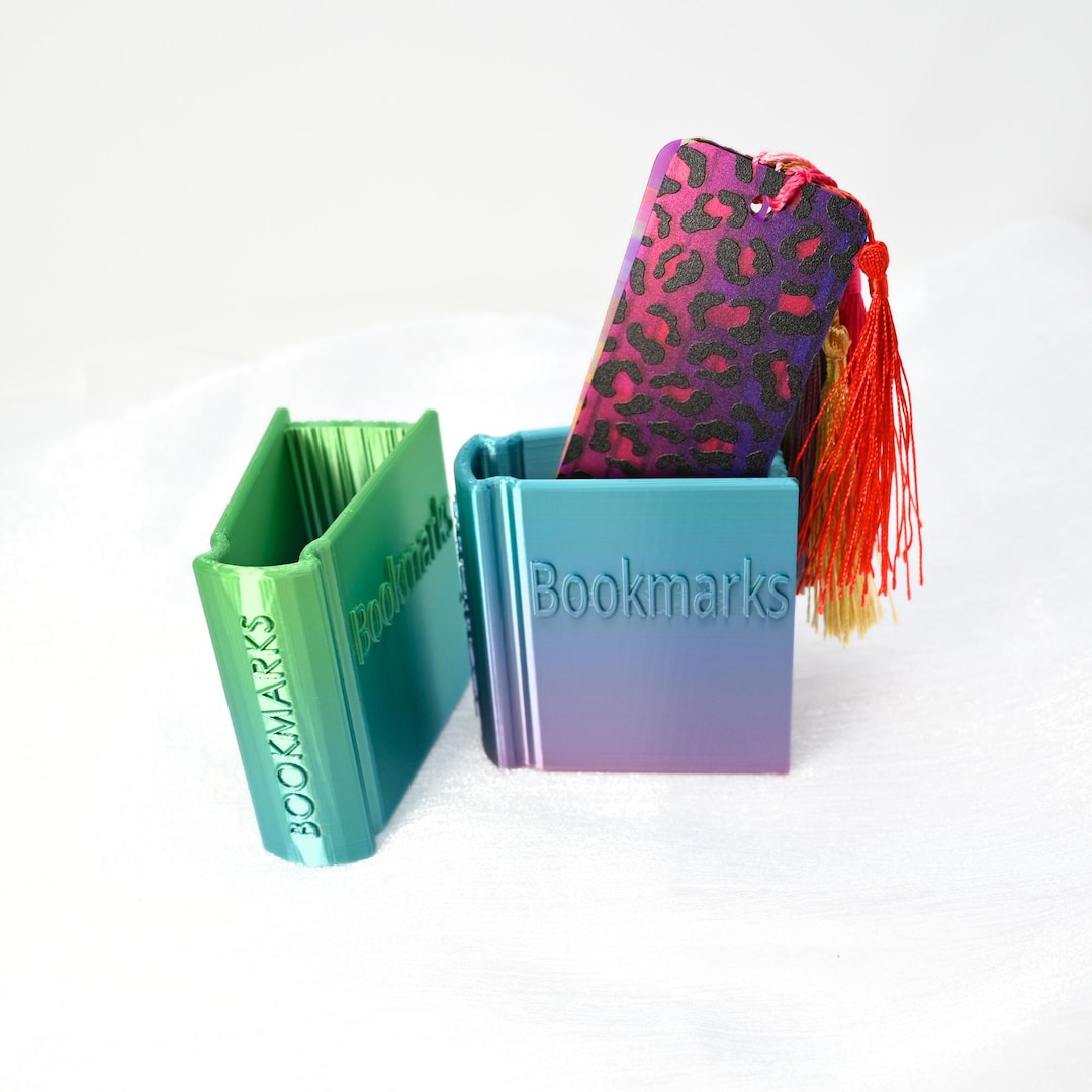 3D Printed Bookmark Storage Holder for Reading Stocking Stuffer Bookish ...