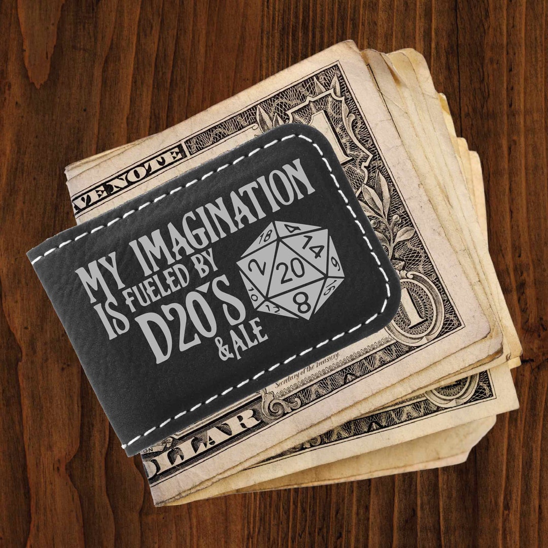 Funny Personalized Dnd Money Clip for Stocking Stuffers or Dungeon ...